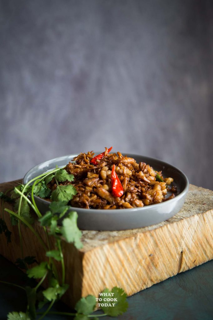 Stir-fried Chai Poh with Pork Belly