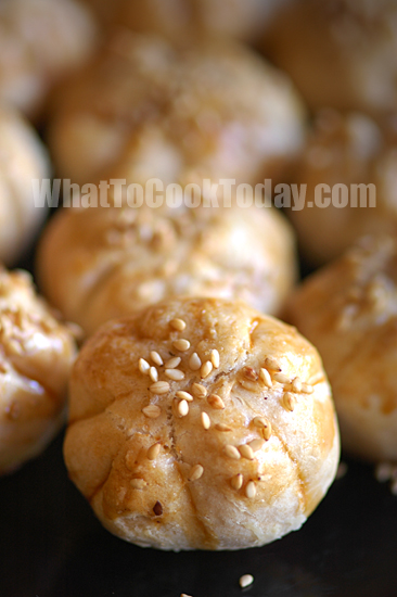 red bean pastry / tau sa piah