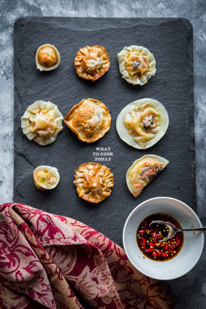 Yin Yang Vegetable dumplings