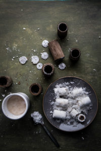 Indonesian Putu Bambu (Steamed Rice Cake in Bamboo)