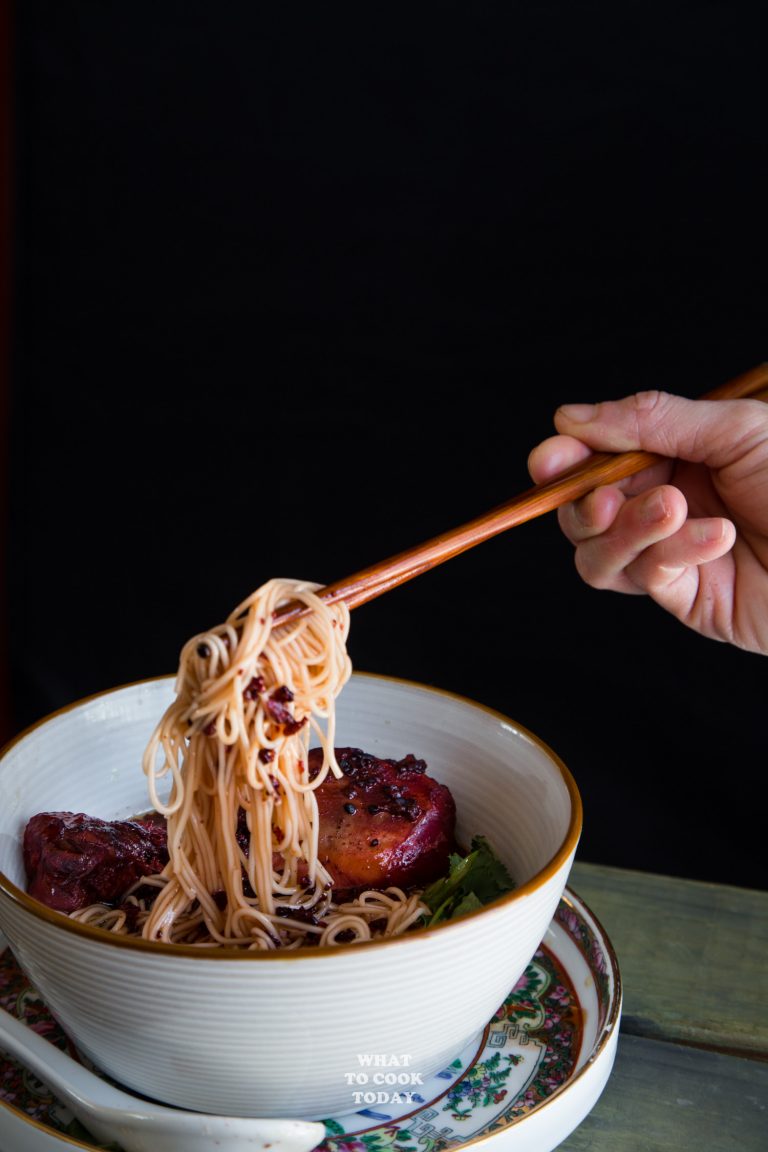 Foochow Red Wine Chicken Mee Sua