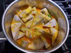 Gulai Nangka / Gulai Cubadak (Pressure Cooker Young Jackfruit Curry)