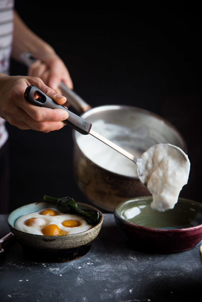 Bubur Sum sum / Indonesian Sweet Coconut Rice Porridge