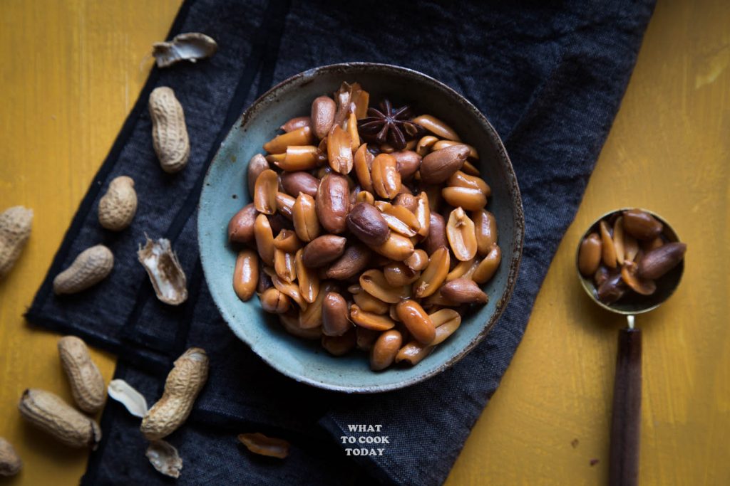 Easy Pressure Cooker Chinese Braised Peanuts - What To Cook Today