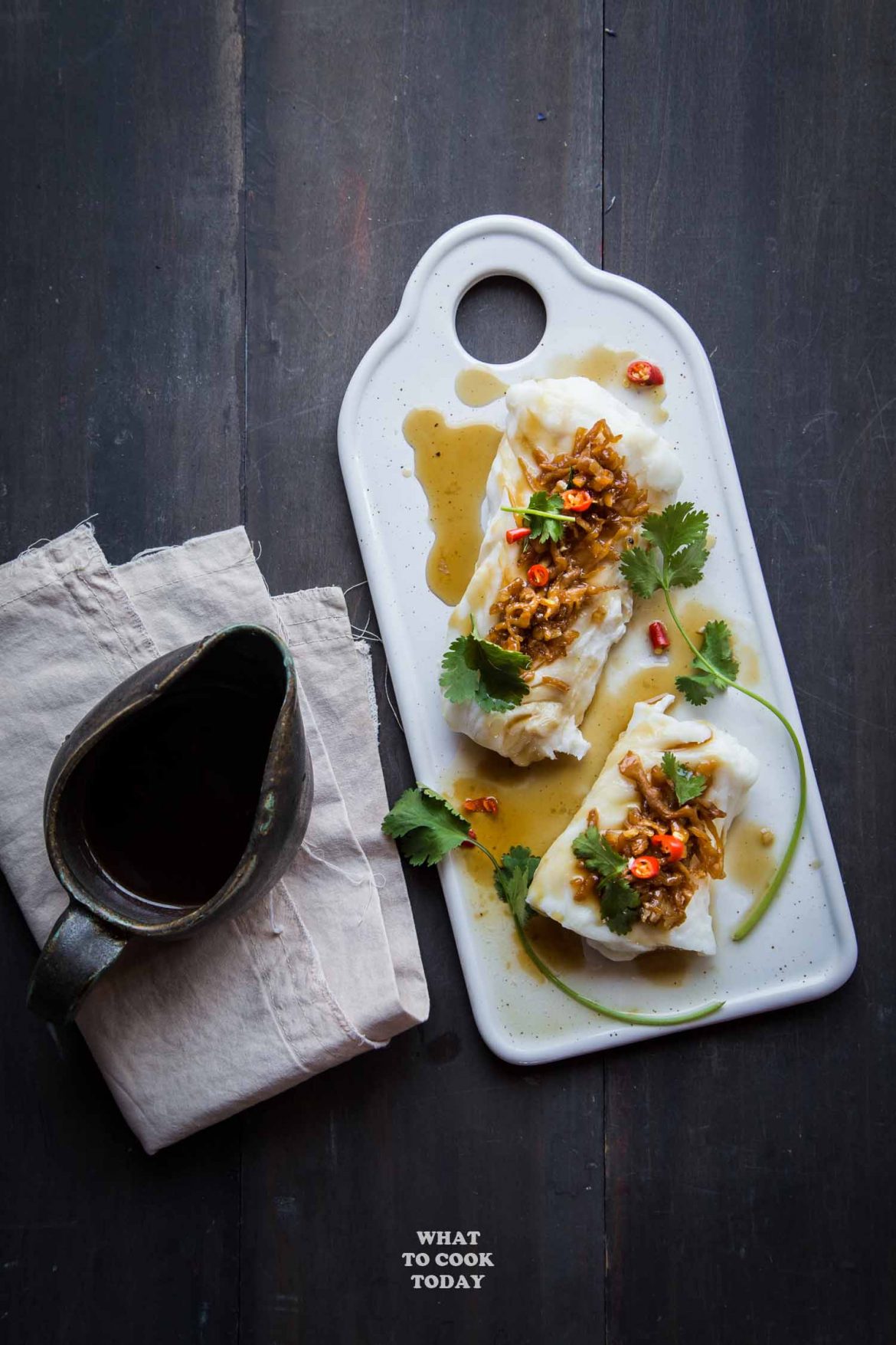 Steamed Fish with Chopped Chili and Preserved Radish/ Chai Poh