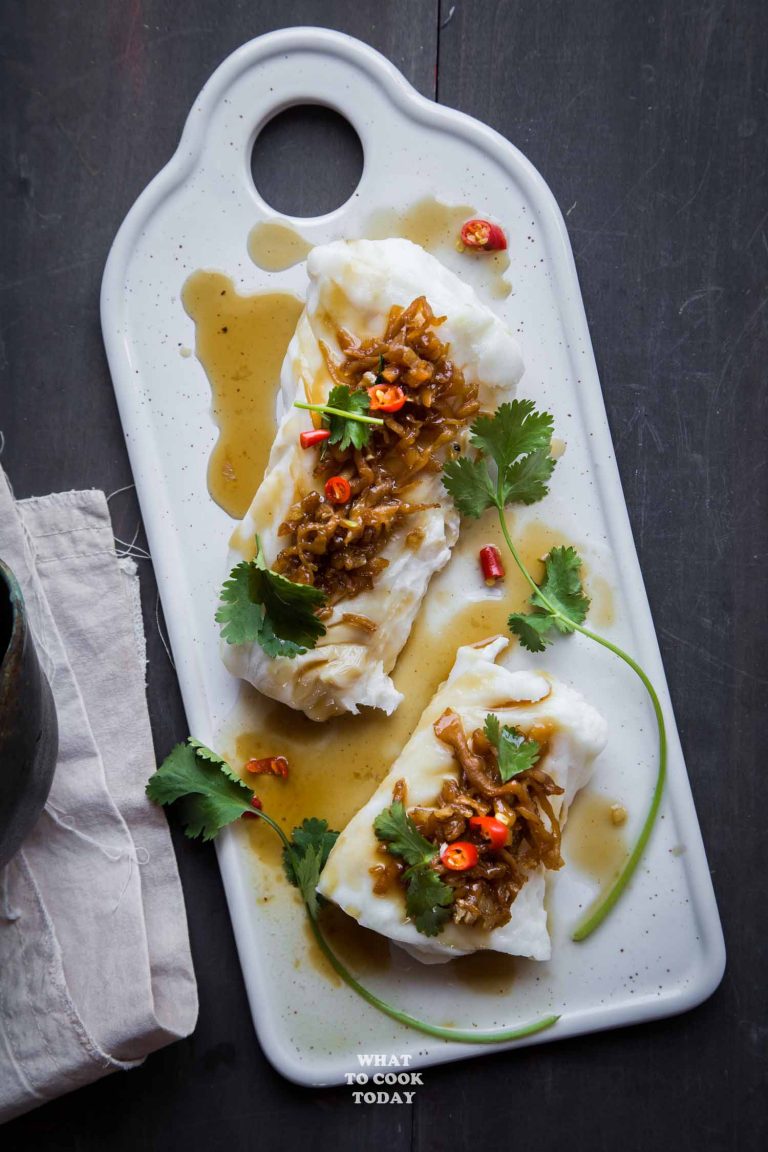 Steamed Fish with Chopped Chili and Preserved Radish/ Chai Poh