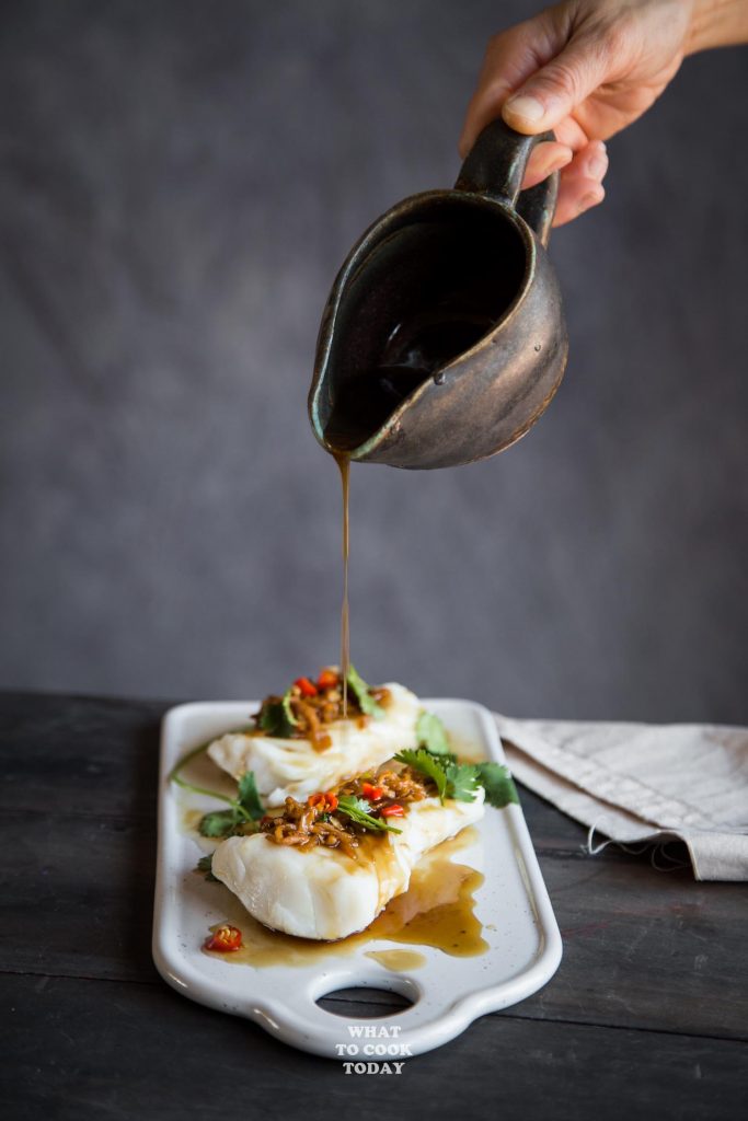 Steamed Fish with Chopped Chili and Preserved Radish/ Chai Poh