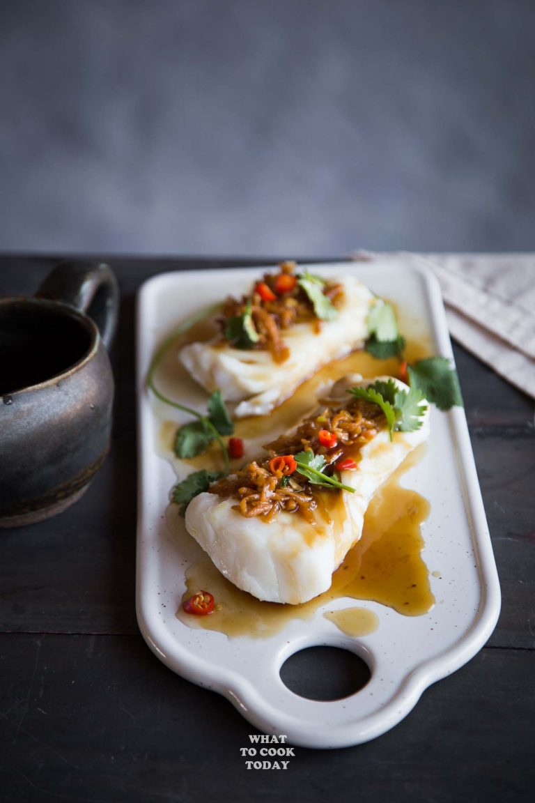 Steamed Fish with Chopped Chili and Preserved Radish/ Chai Poh