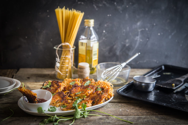 Spaghetti fritters (Frittelle di spaghetti)