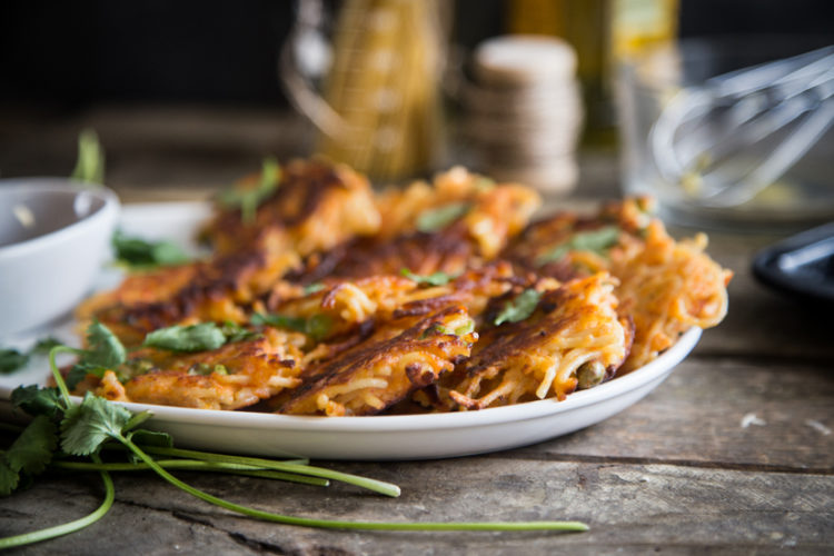 Spaghetti fritters (Frittelle di spaghetti)
