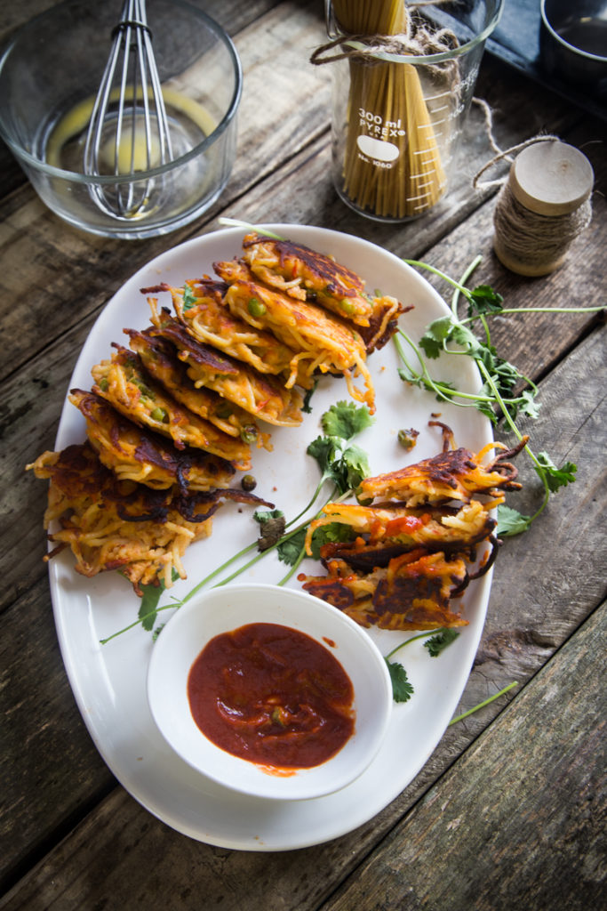 Spaghetti fritters (Frittelle di spaghetti)