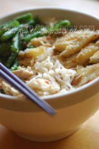 RICE VERMICELLI SOUP WITH FISH