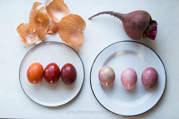 How to make red-shelled eggs (with natural dyes or food coloring)