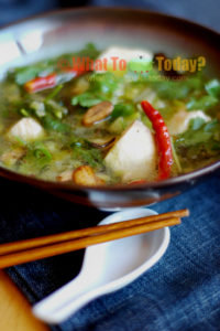 DAI CHILE-FISH SOUP WITH FLAVORED OIL