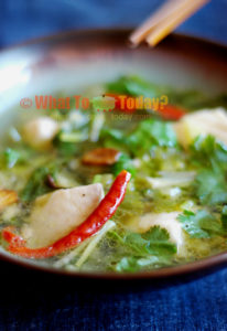 DAI CHILE-FISH SOUP WITH FLAVORED OIL