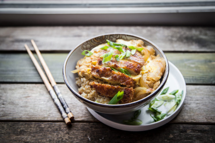 Katsudon (Japanese Pork cutlet rice bowl)
