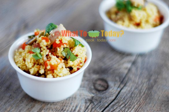 PTITIM CASSEROLE WITH CHICKEN AND VEGETABLES