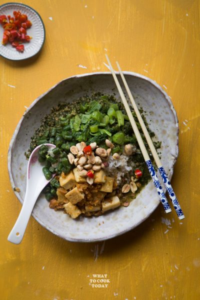 Pounded Tea Rice/Thunder Tea Rice (Hakka Lei Cha Rice)