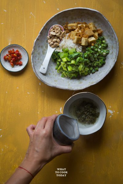 Pounded Tea Rice/Thunder Tea Rice (Hakka Lei Cha Rice)