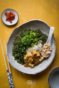 Pounded Tea Rice/Thunder Tea Rice (Hakka Lei Cha Rice)