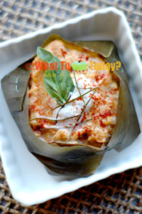 THAI STEAMED FISH CAKE/ HA MOK PLA