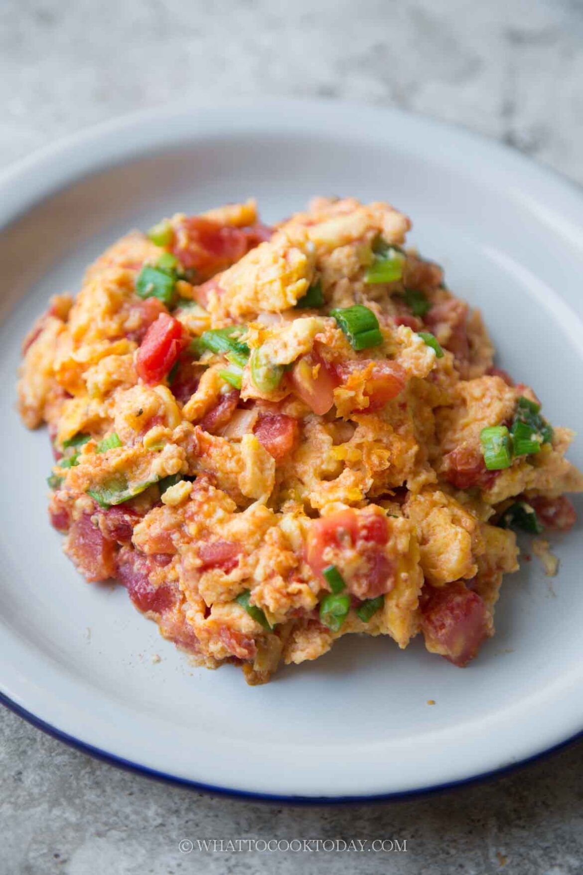 Tomato Egg Stir-Fry (Fanqie Chao Dan)