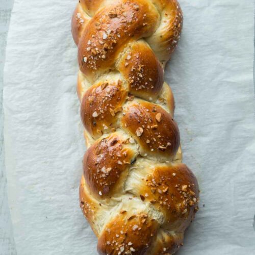 Pulla/Nisu/Nisua (Finnish Cardamom Coffee Bread)- with sourdough option