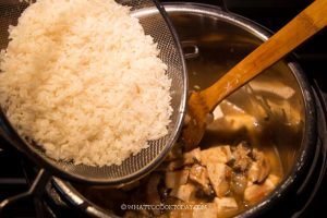 Easy Yam / Taro Rice (Rice Cooker or Pressure Cooker)