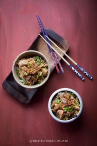 Easy Yam / Taro Rice (Rice Cooker or Pressure Cooker)