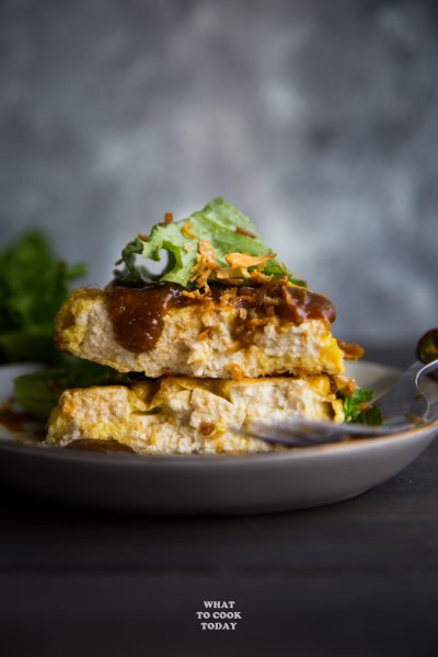 Tahu Telur / Tauhu Telur (Indonesian Tofu and Eggs Salad)