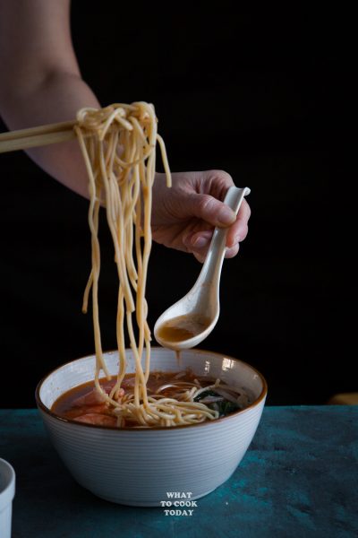 Singapore Prawn and Pork Ribs Noodle (Hae Mee)