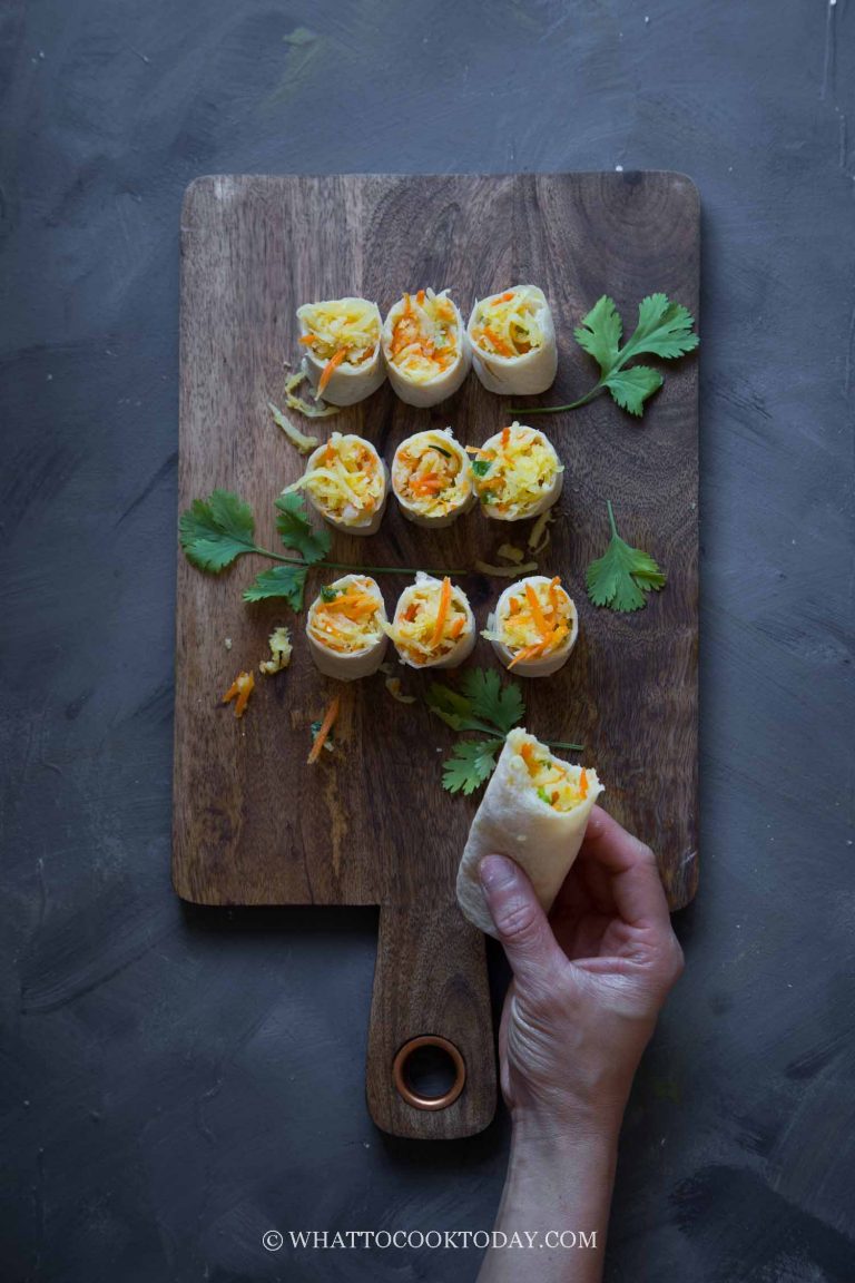 Homemade Popiah Medan (Fresh Spring Rolls with Jicama)