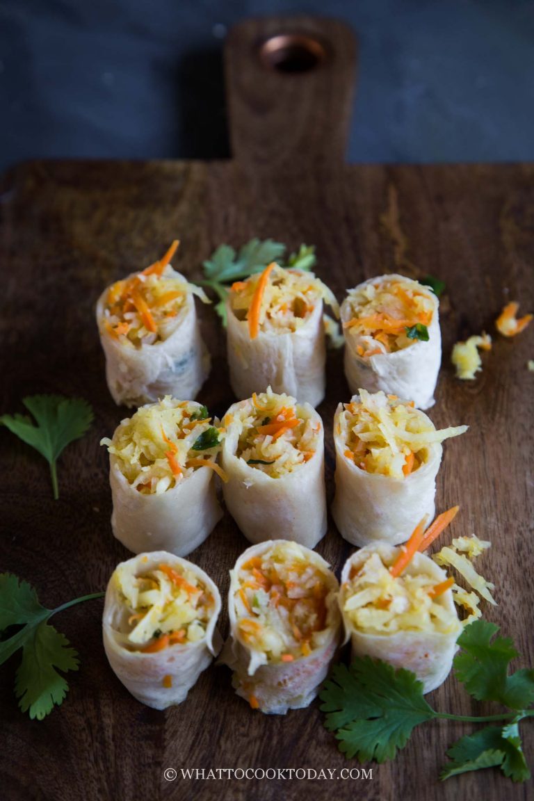 Homemade Popiah Medan (Fresh Spring Rolls with Jicama)