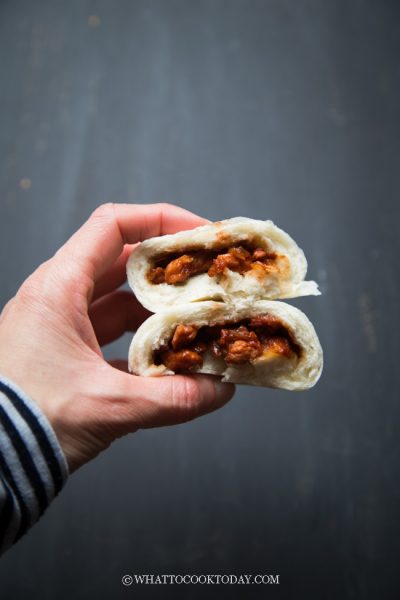 Soft Fluffy Char Siu Bao (Chinese Steamed BBQ Pork Buns)