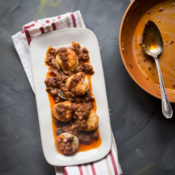 Chinese Steamed Whole Fish with Preserved Radish (Chye Poh) and Mushroom