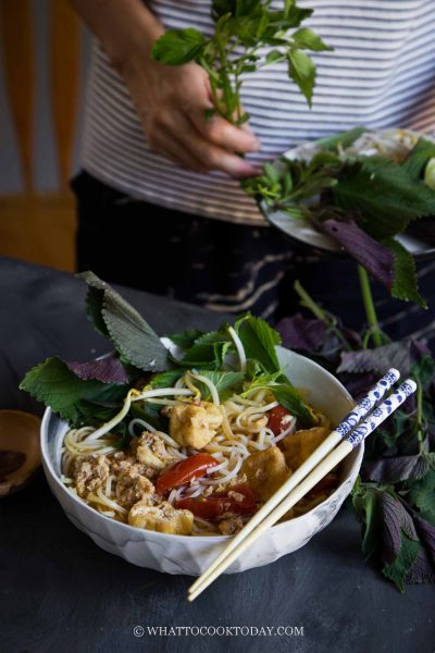 Easy Delicious Bun Rieu Cua (Vietnamese Crab Noodle Soup)