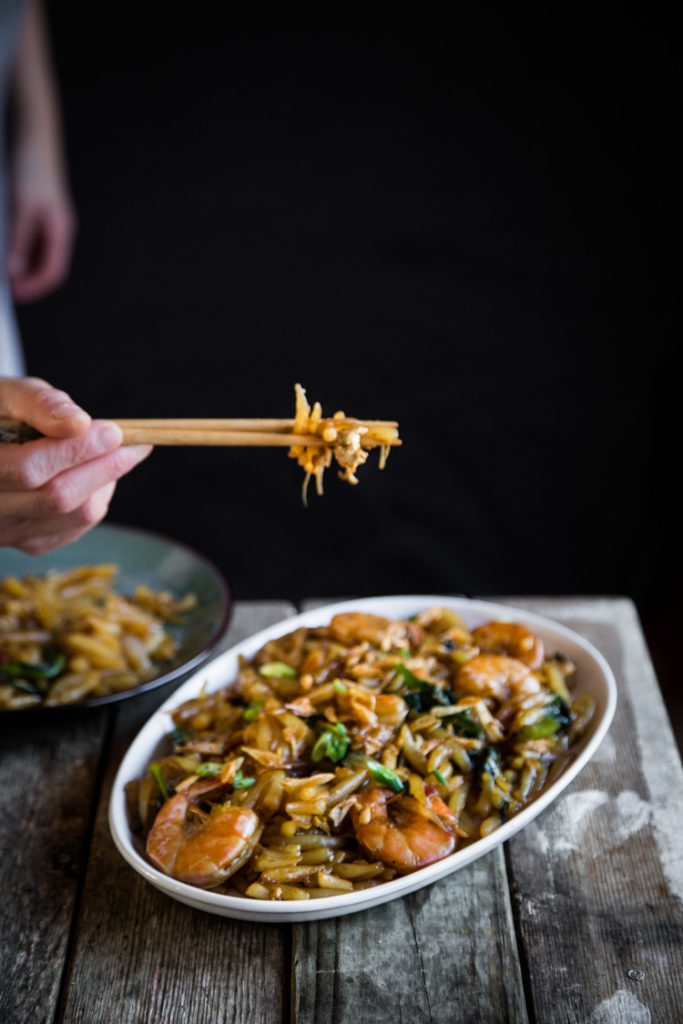 Stir-fried Mee Tai Mak / Bee Tai Mak / Loh Shi Fun (Rice Pin Noodles)