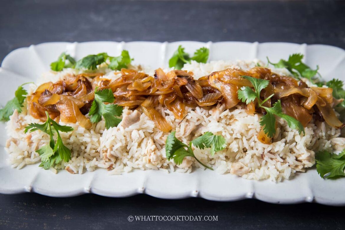 Rice Pilaf with caramelized onion