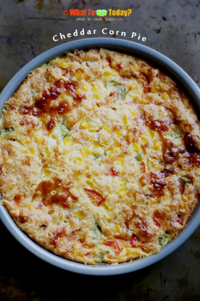 CHEDDAR CORN PIE