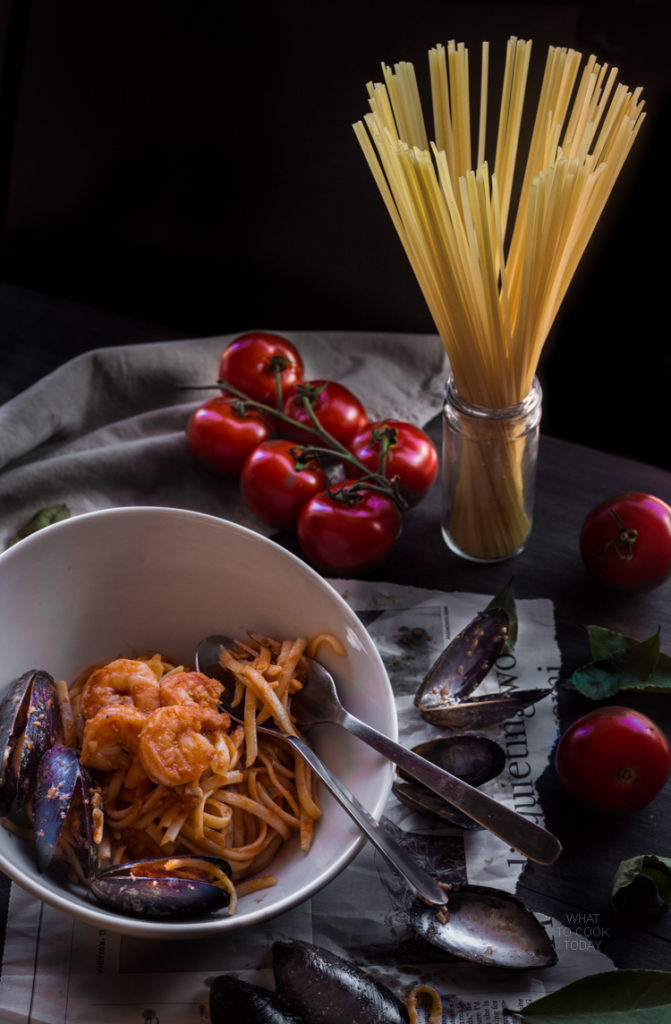 Linguine Frutti di Mare (Bucca Di Beppo-inspired)