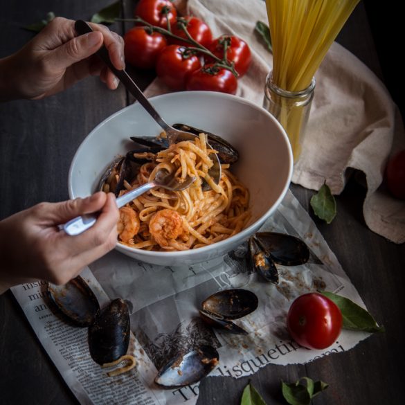 Stir-fried Mee Tai Mak / Bee Tai Mak / Loh Shi Fun (Rice Pin Noodles)