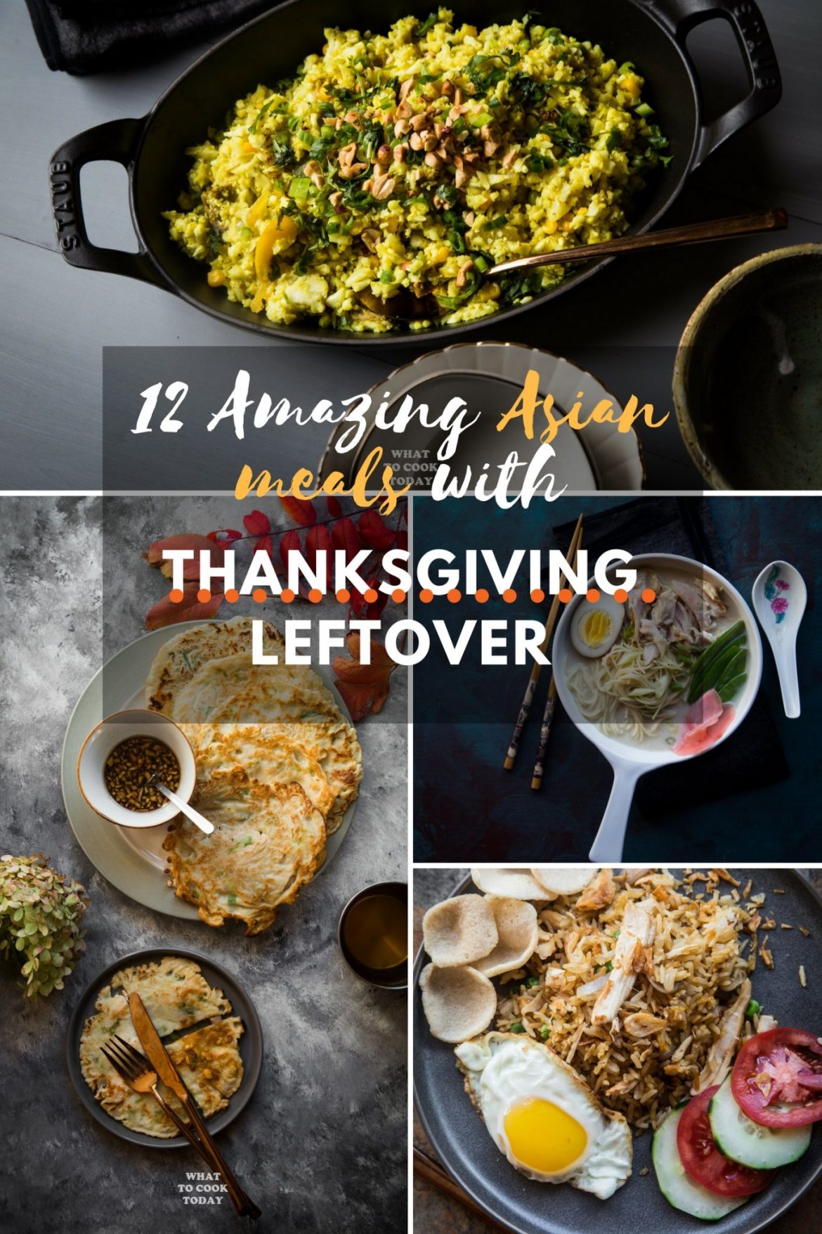 12 Amazing Asian meals with Thanksgiving Leftover Turkey