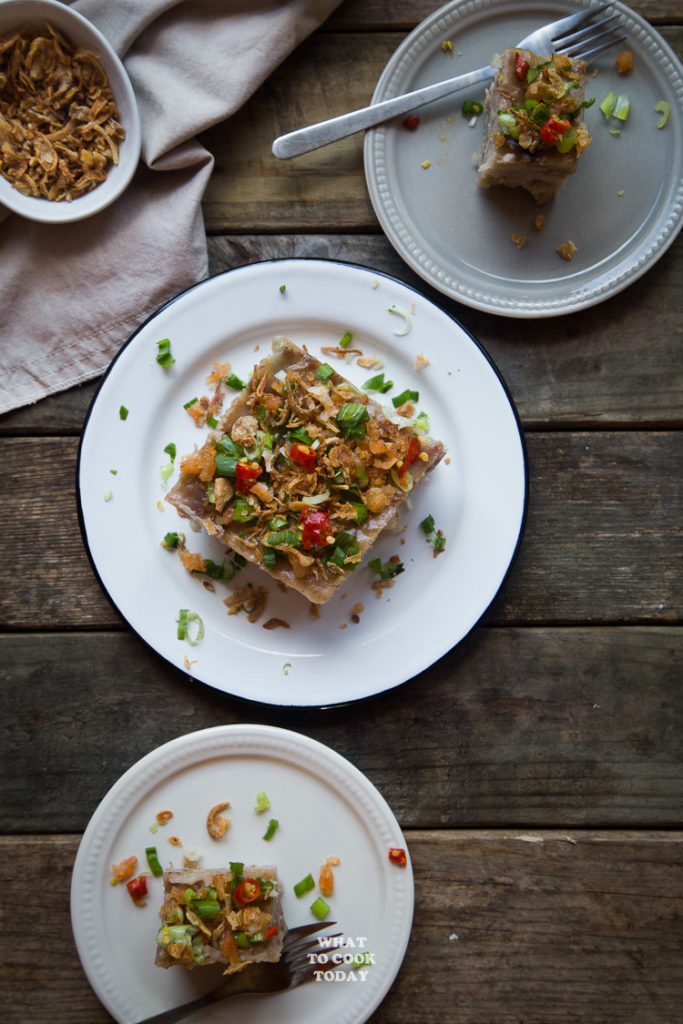 Steamed Yam/Taro Cake (Orh Kueh/Wu Tau Koh)