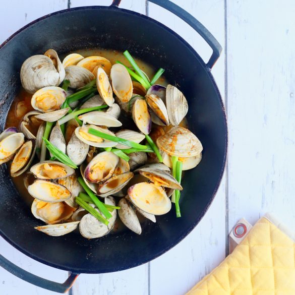 Chinese Steamed Whole Fish with Preserved Radish (Chye Poh) and Mushroom
