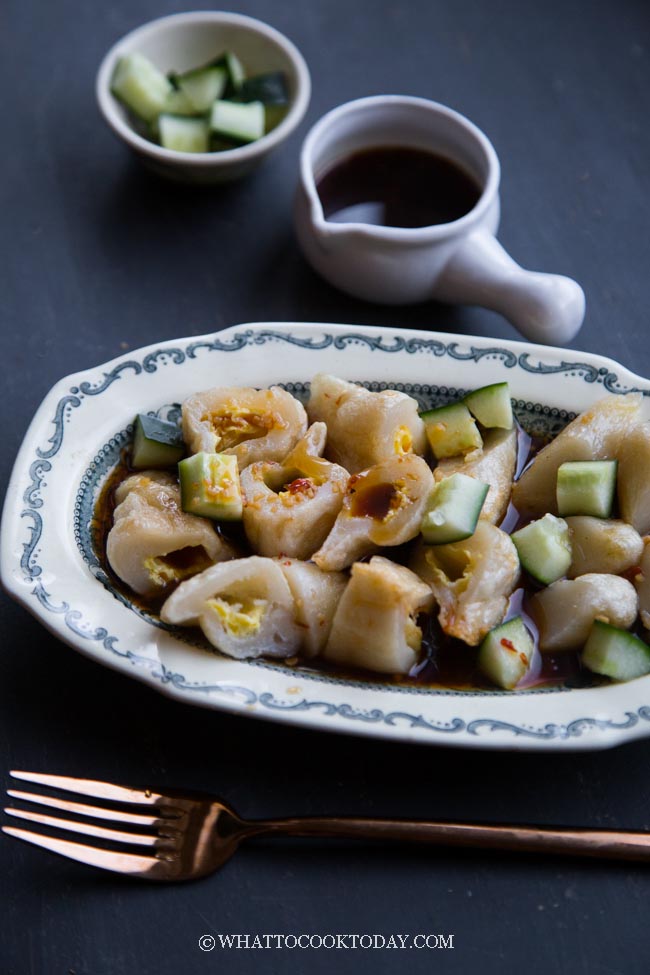 Pempek Ikan Palembang Saus Cuko (Indonesian Fish Cakes)