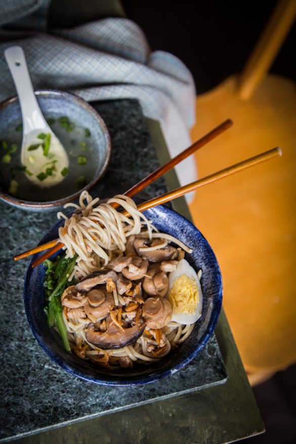 Noodles with Chicken and Mushroom (Mie Ayam Jamur)