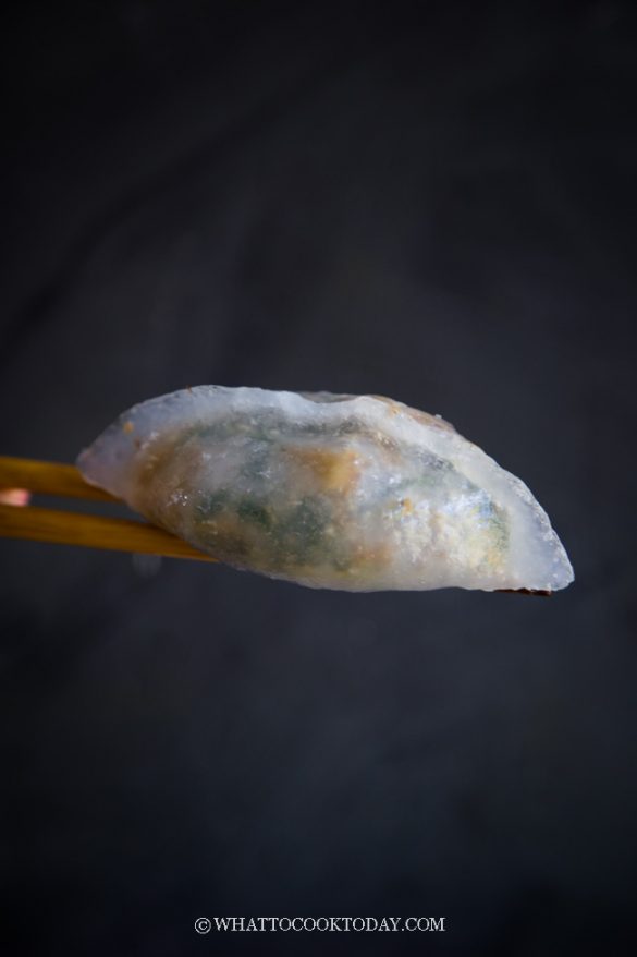 Ku Chai Kuih / Koo Chai Kueh (TeoChew Chives Dumplings)