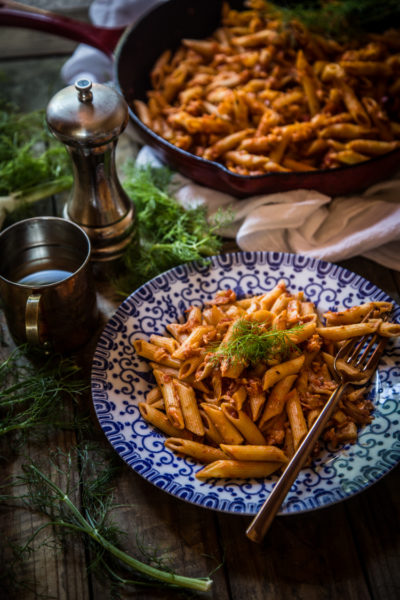Penne with fennel and crab ragu - What To Cook Today