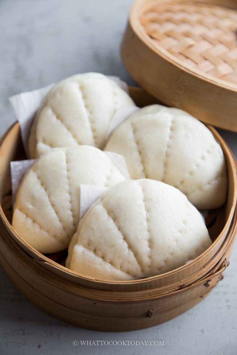 Lotus Leaf Steamed Buns (He Ye Bao) / Gua Bao Buns - 3 ways