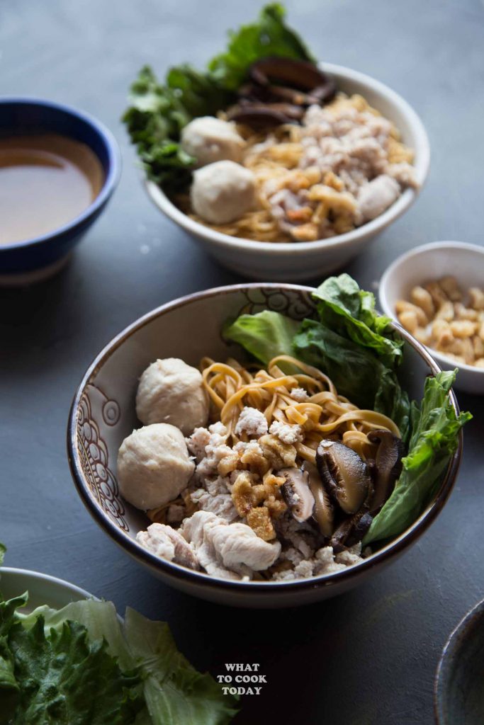 Easy Singapore Bak Chor Mee (Minced Pork Noodle)